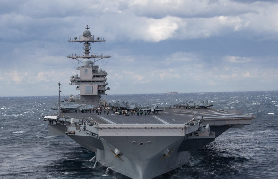 El portaaviones USS Gerald R. Ford regresa a Creta tras un incendio ...
